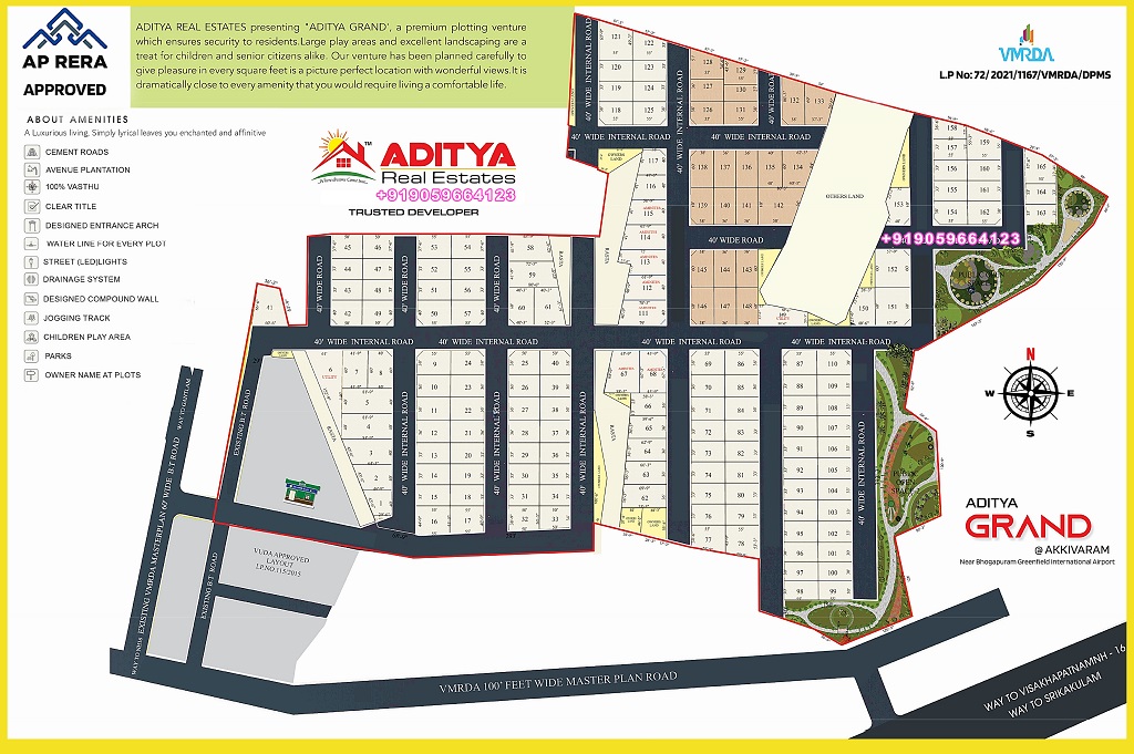 VMRDA VUDA DTCP Layouts Plots | Visakhapatnam Vizianagaram