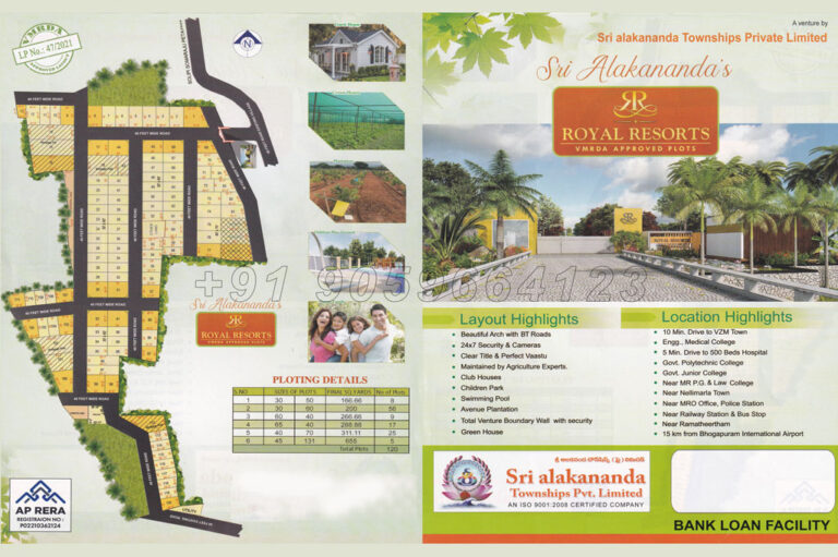 VMRDA VUDA Visakhapatnam Vizianagaram Layouts | Plots
